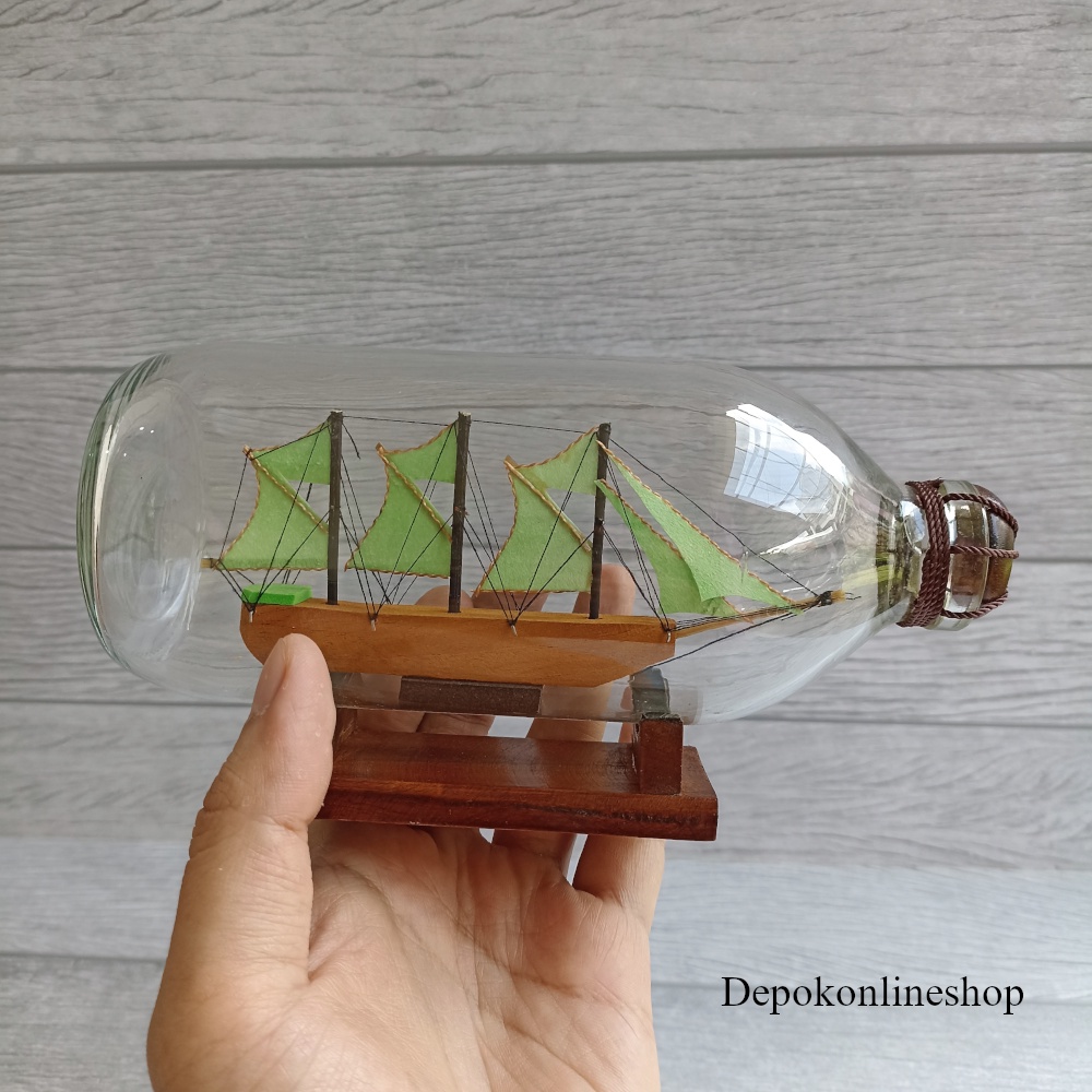 Jual Botol Pajangan Ruangan Rumah Hiasan Meja Kerja Kantor Miniatur ...