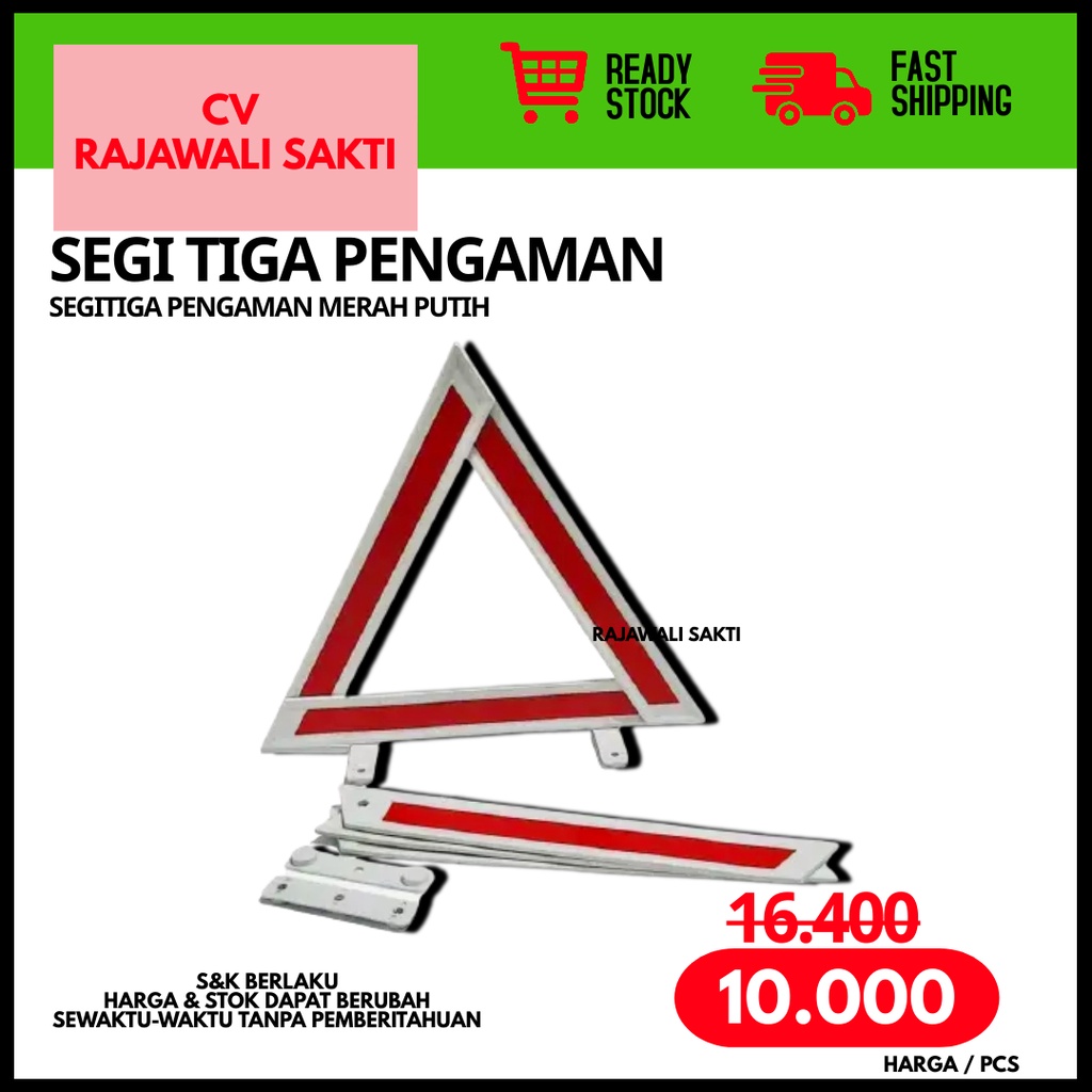 Jual Segitiga Parkir Parking Emergency Pengaman Mobil Rambu Tanda ...