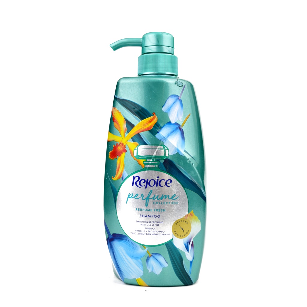 Jual SAMPO REJOICE SHAMPOO 600 ML PERFUME FRESH MOISTURE SMOOTH SHAMPOO | Shopee Indonesia