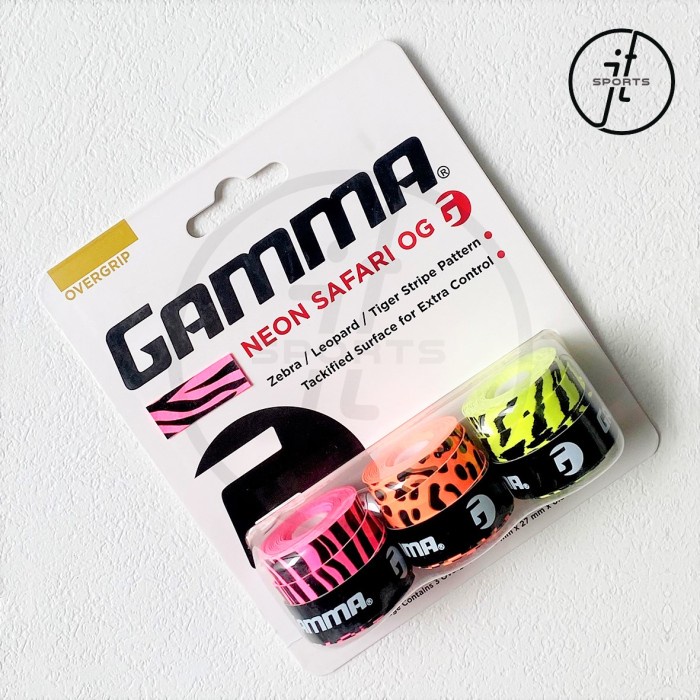 Jual Gripp Overgrip Raket Tenis Gamma Neon Safari Og Tennis Racket Grip ...