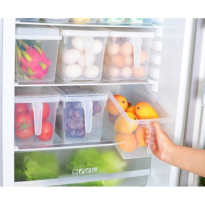 Jual Kotak Kontainer Makanan Tambahan Kulkas Kitchen Storage Food Box 5 ...
