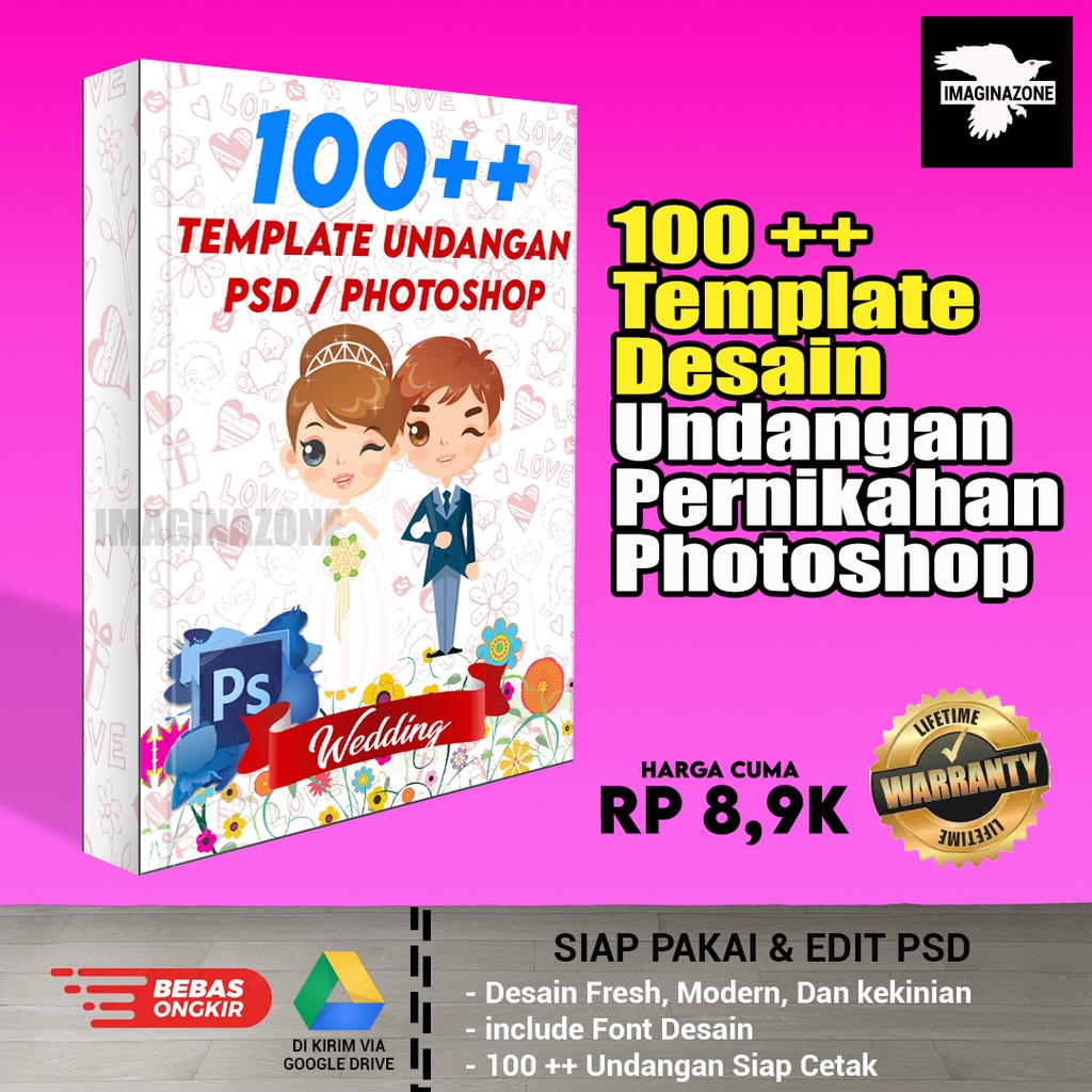 Jual Template Undangan | 100+ Template Desain PSD Undangan Pernikahan ...