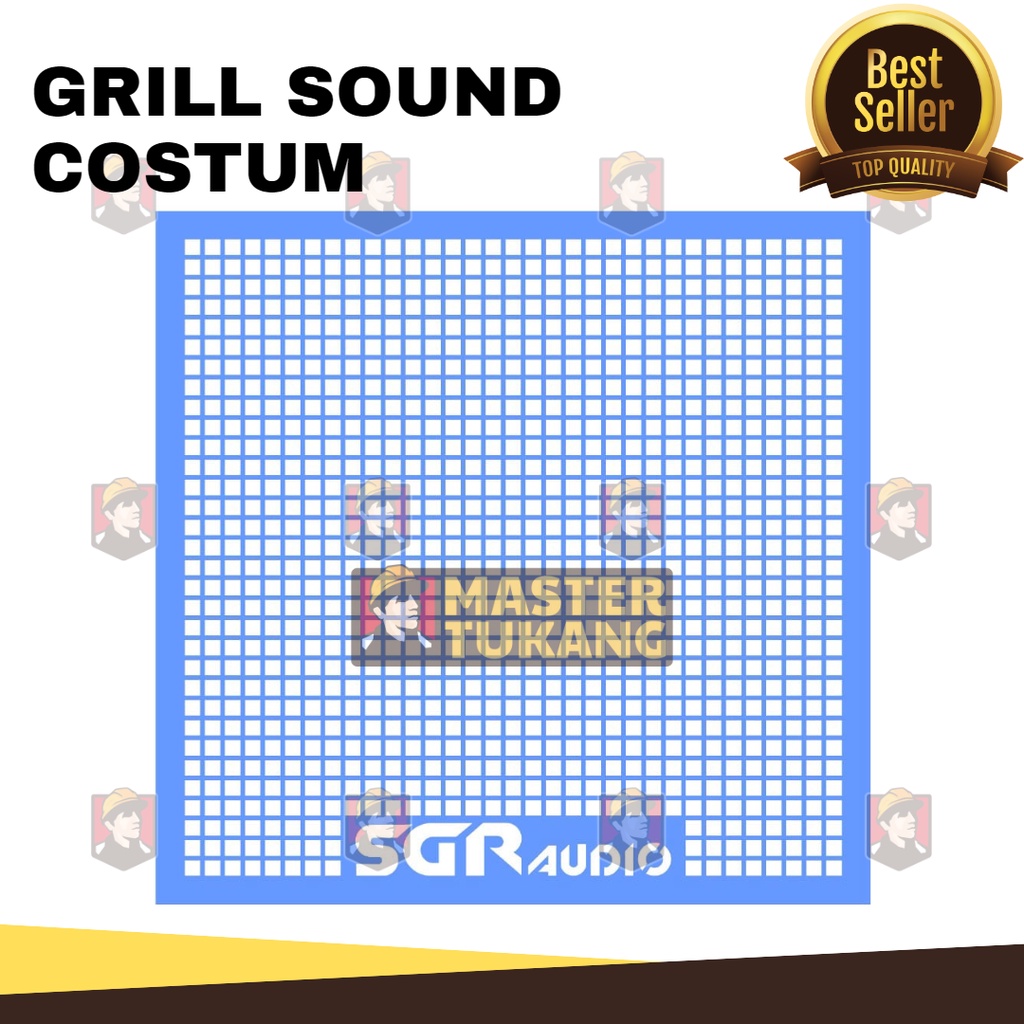 Jual Cutting grill sound ukuran tinggi 57,7 x Lebar 39 cm plat 1mm ...