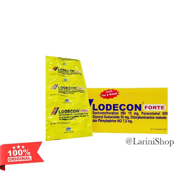 Jual LODECON FORTE KAPLET ( HARGA PER BOX) SOLAS | Shopee Indonesia