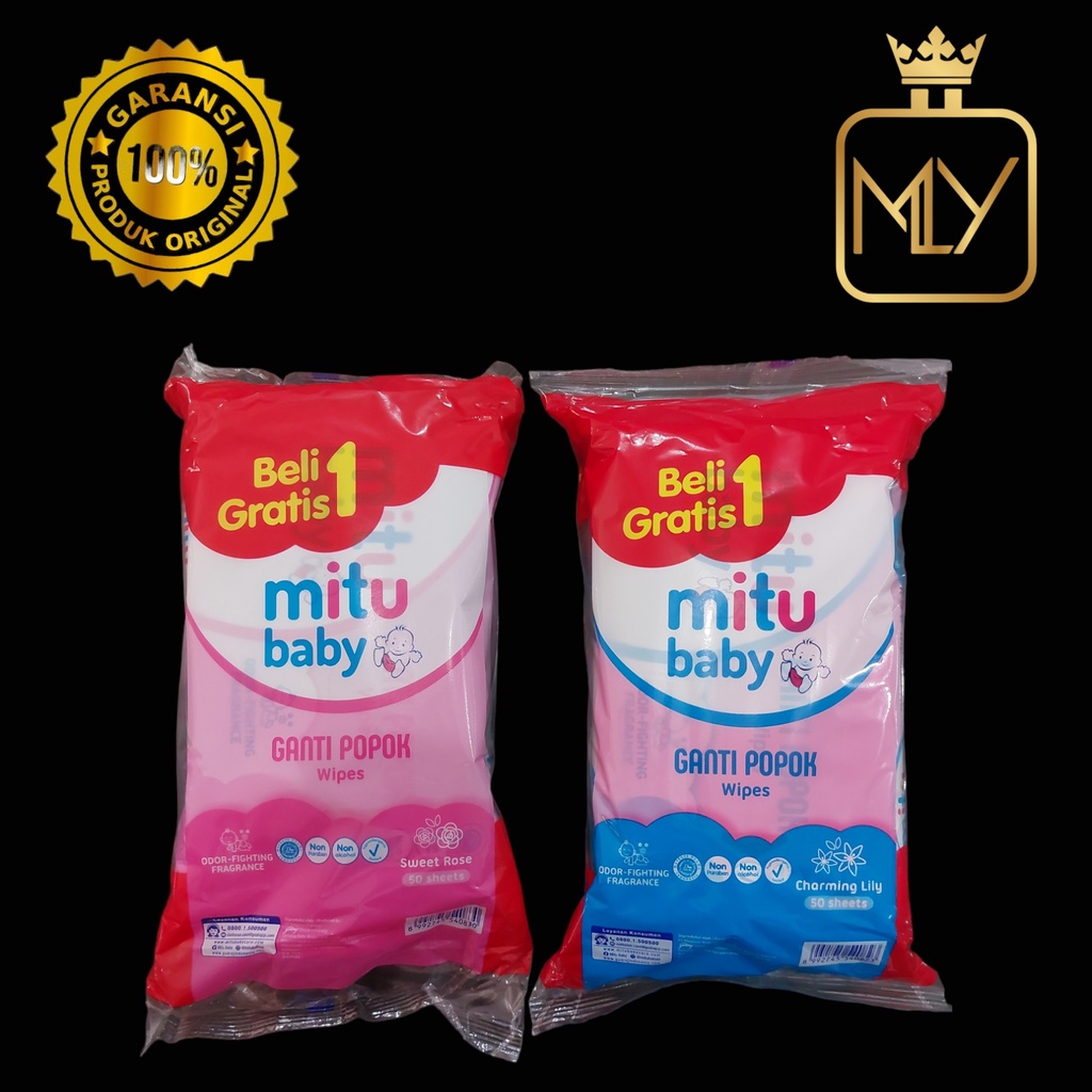 Jual Tissue Basah Mitu 50 sheets buy 1 get 1 | Shopee Indonesia