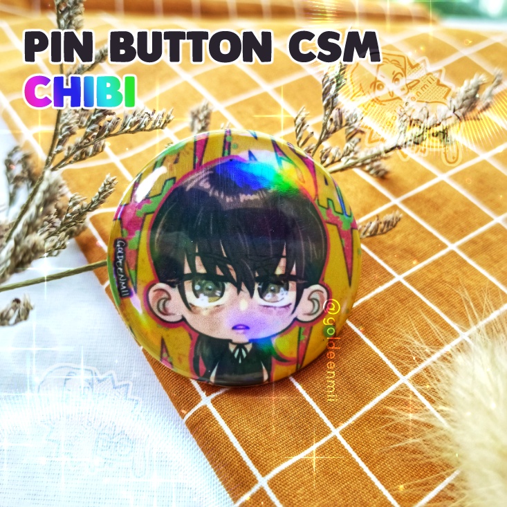 Jual [READY STOCK] CSM - Pin Button CHIBI Chainsaw Man Pins Pin Anime ...