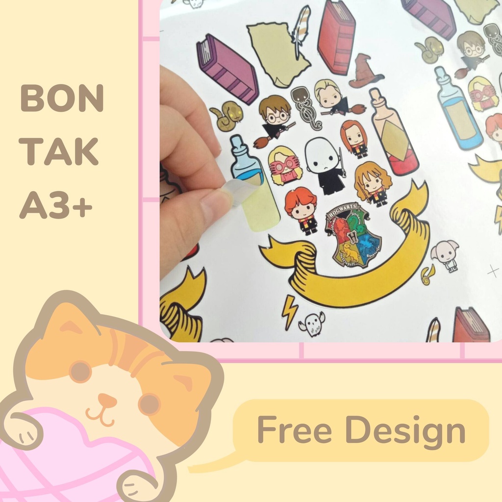Jual Stiker Bontak A3+ untuk Label Kemasan & Hiasan - DESAIN BEBAS ...