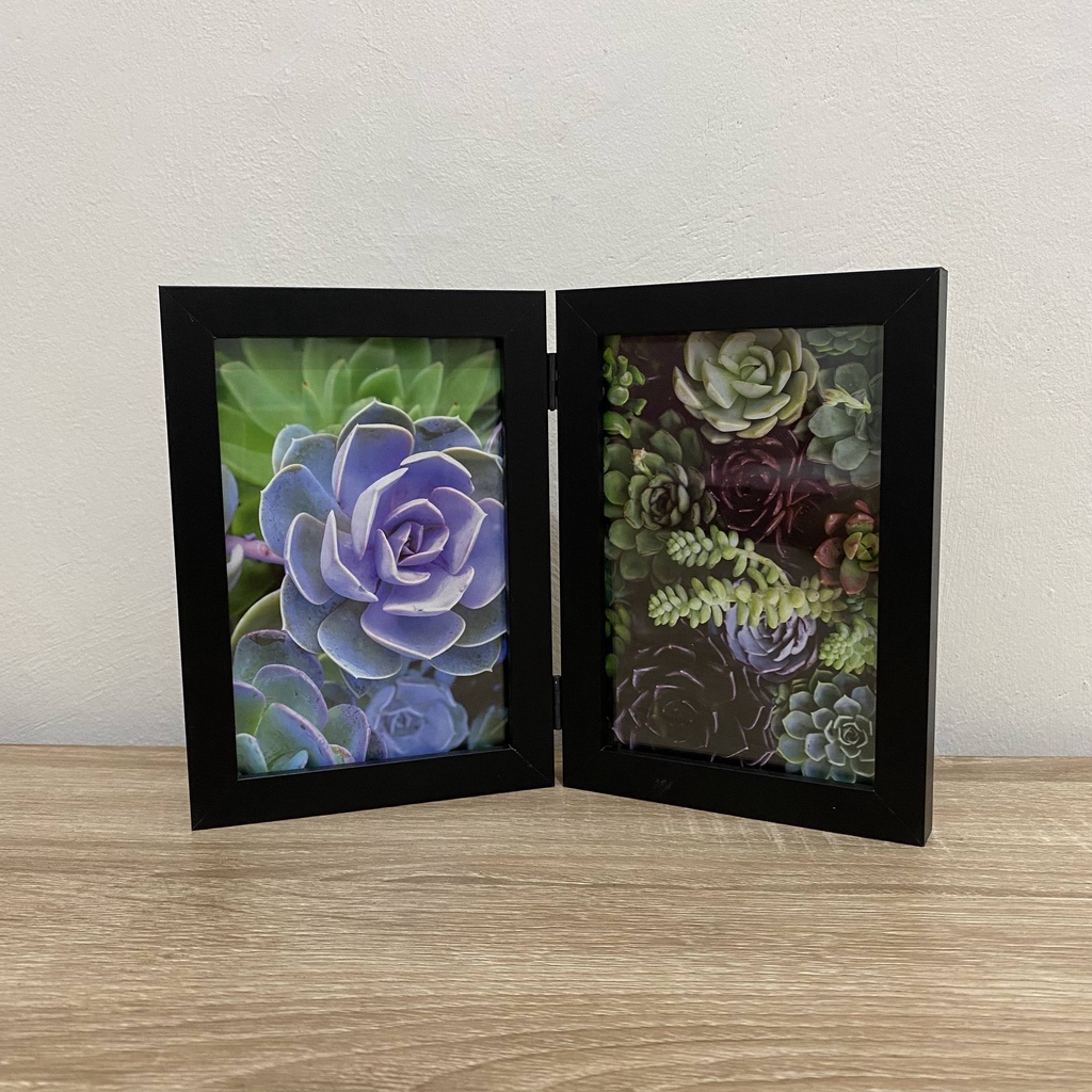 Jual Pigura Frame 4R Lipat (10x15cm x2) Pigura Frame Kaca - Bingkai ...