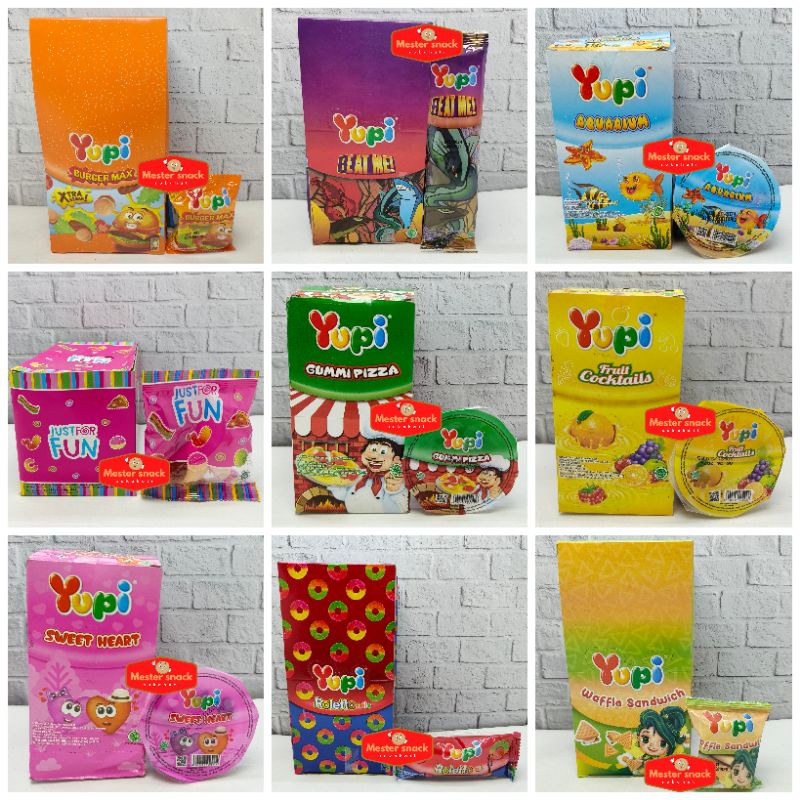 Jual Yupi Aneka Rasa Eceran 1000 Yupi Burger Yupi Permen Yupi Yupi Bear Yupi Kiloan