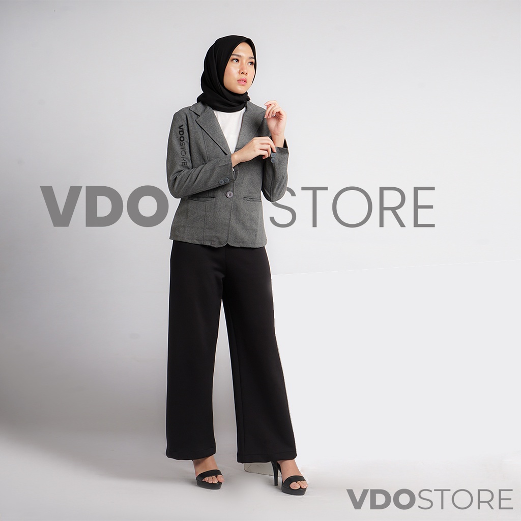 Jual BLAZER WANITA PREMIUM - M L XL 2L 3L 4L 5L 6L - ATASAN KERJA JAS KANTOR JUMBO BIG SIZE ...
