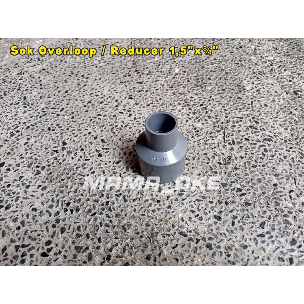 Jual Sok Overloop / Reducer Ukuran 2"x1,5", 1,5"x3/4", 1"x1/2", 1 1/4 ...
