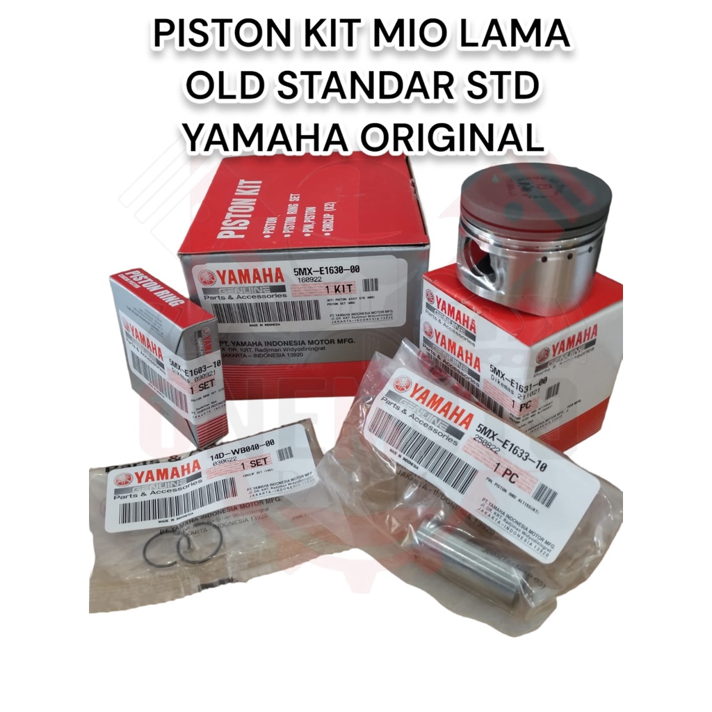 Jual PISTON KIT MIO LAMA OLD STANDAR STD YAMAHA 5MX-E1630-00 ORIGINAL ...