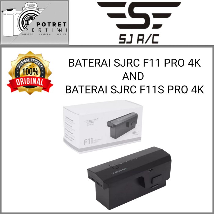 Jual BATERAI SJRC F11 PRO 4K / BATERAI SJRC F11S PRO 4K / BATERAI ...