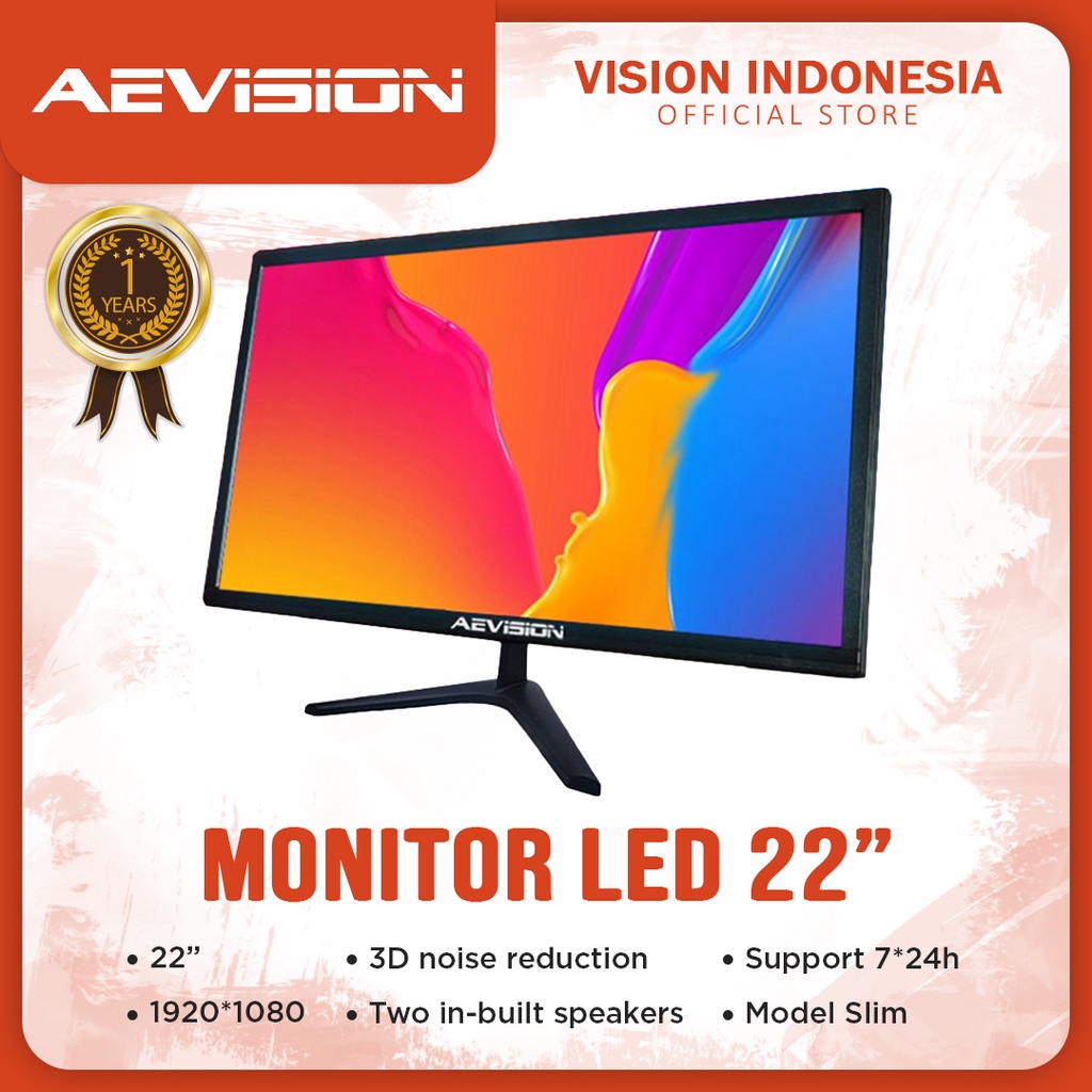 Jual Monitor AEVISION 22inch ULTRA SERIES 2K PRO - New Model Slim ...