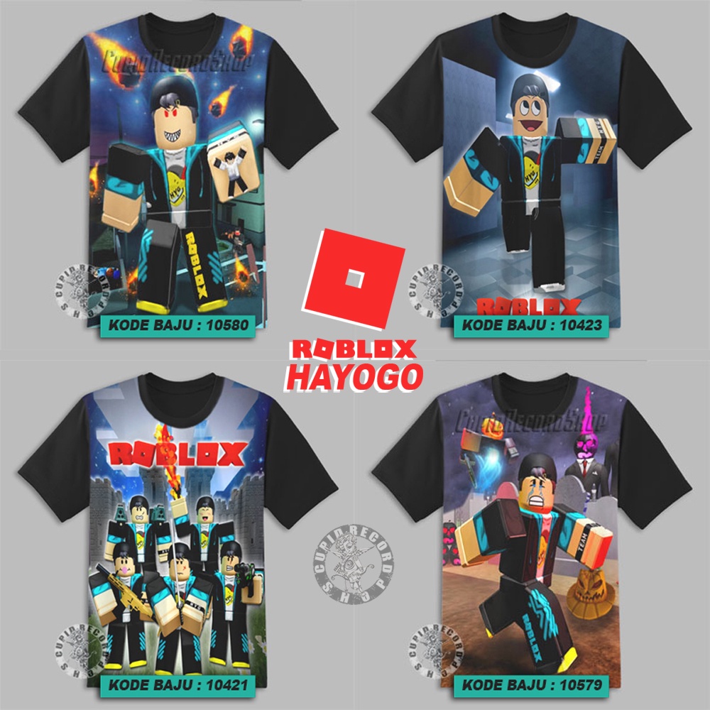Jual Kaos Hayogo Robloxs Anak Baju Game Roblox Roblok 3D | Shopee Indonesia