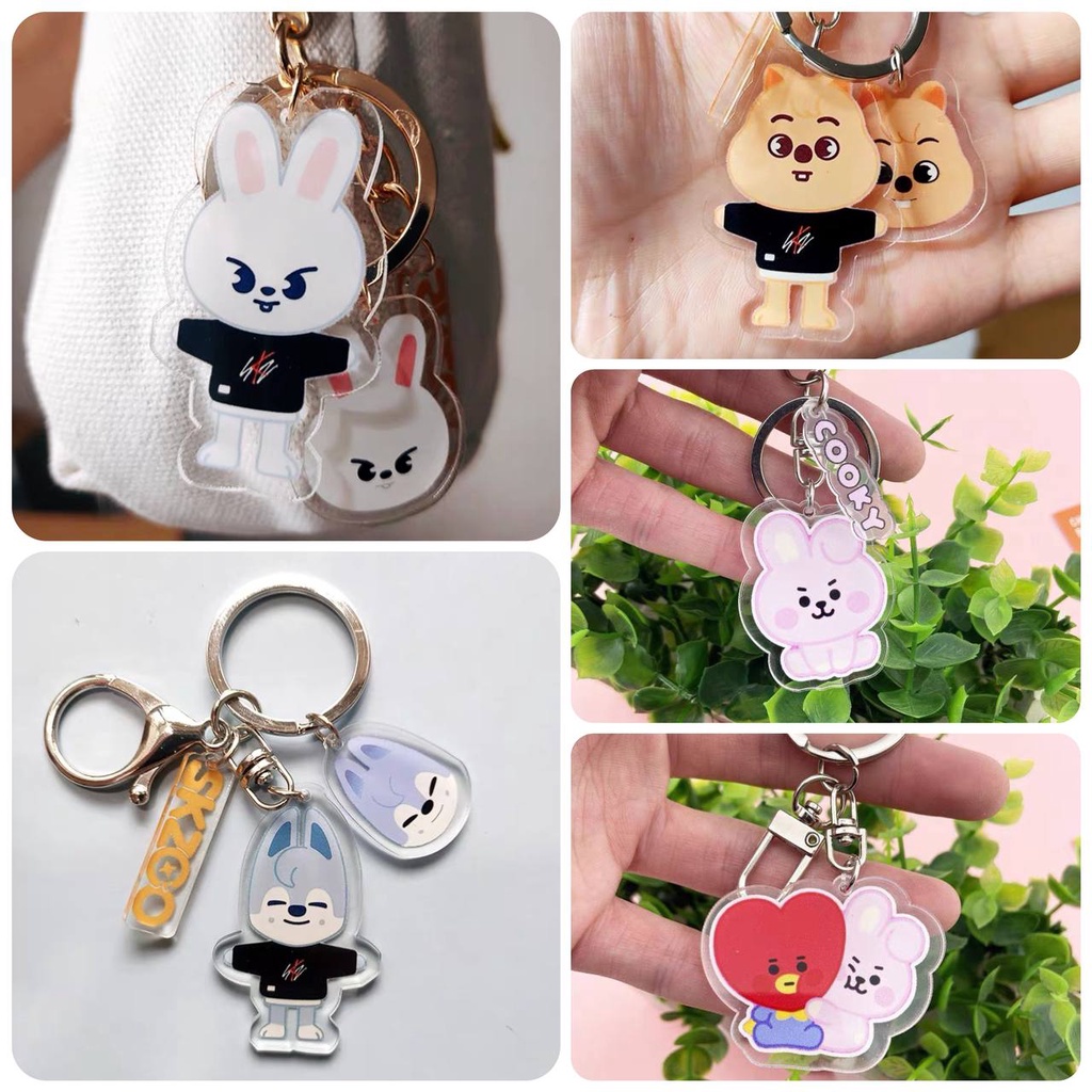 Jual [READY STOCK] Key Chain Gantungan Kunci KPOP BTS BT21 Straykids ...
