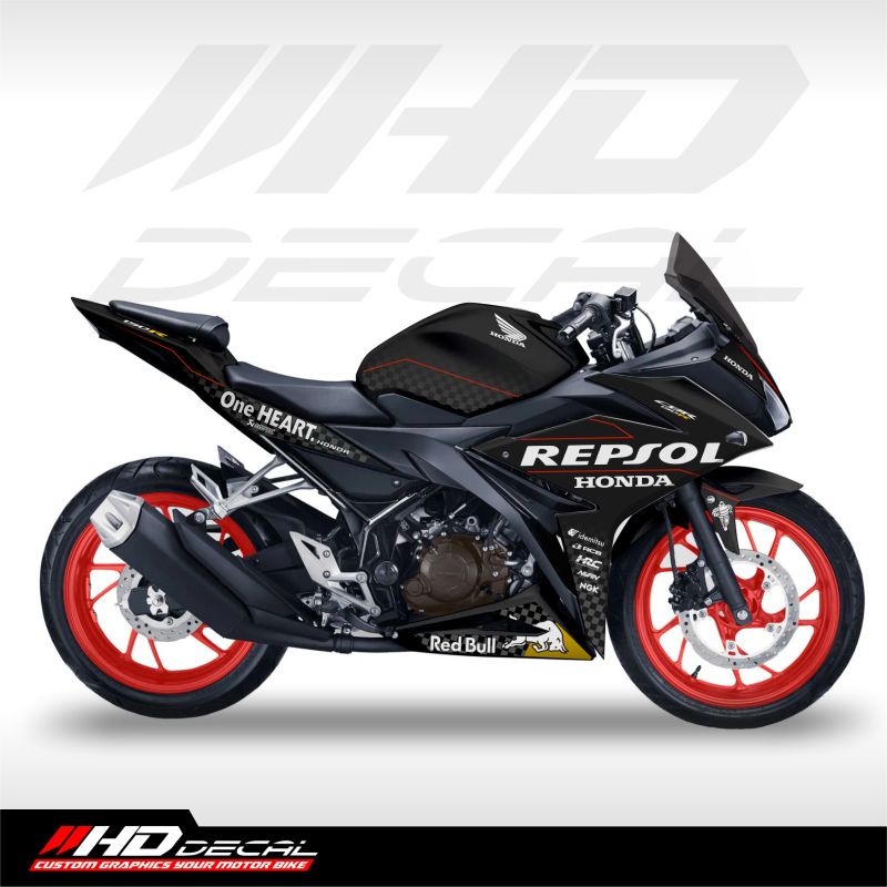 Jual striping custom CBR 150R facelift livery model rc213v winter test ...