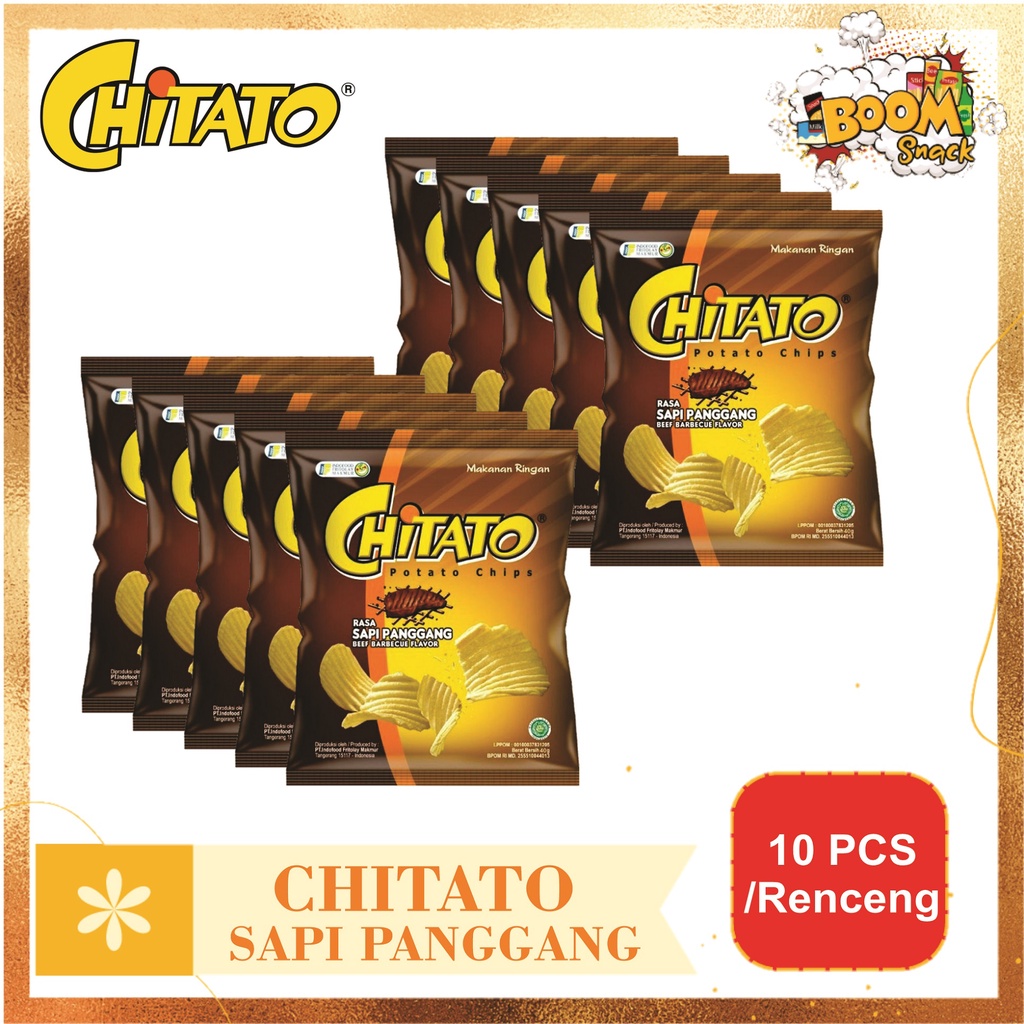 Jual Chitato Sapi Panggang Kemasan 15 Gram isi 10pcs | Shopee Indonesia