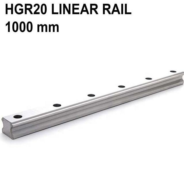 Jual Linear Guide Rail Hgr20 Length 1000 Mm For Cnc Router Milling ...