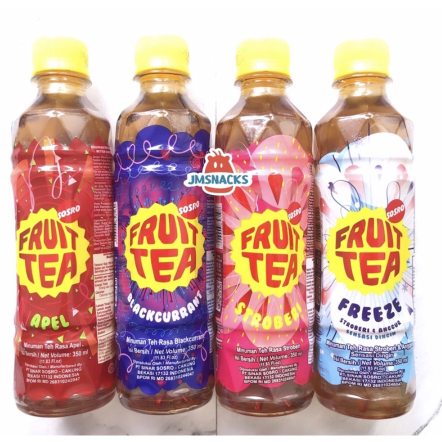 Jual [GROSIR!!] Fruit Tea Botol 350ml 1 DUS isi 12 PCS - grosir minuman nikmat enak murah fruity ...
