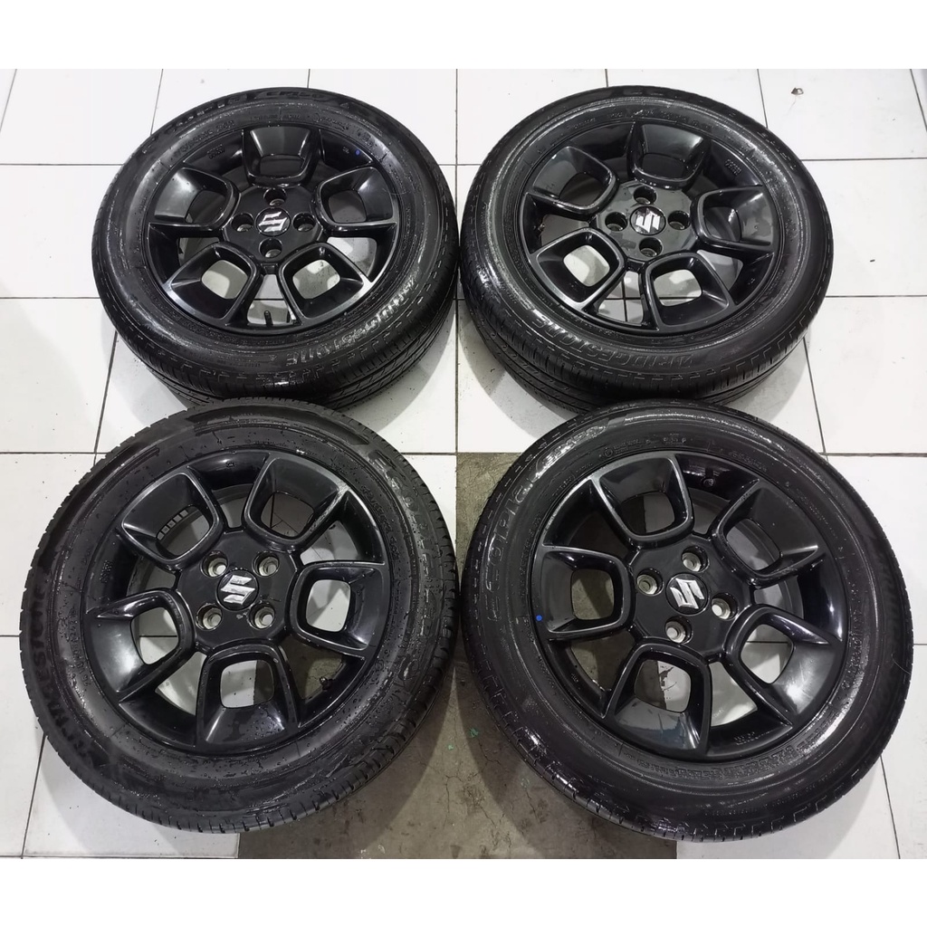 Jual VELG MOBIL SECOND STANDAR IGNIS RING 15 PCD 4X100 + BAN (2017) 175 65 R15 | Shopee Indonesia