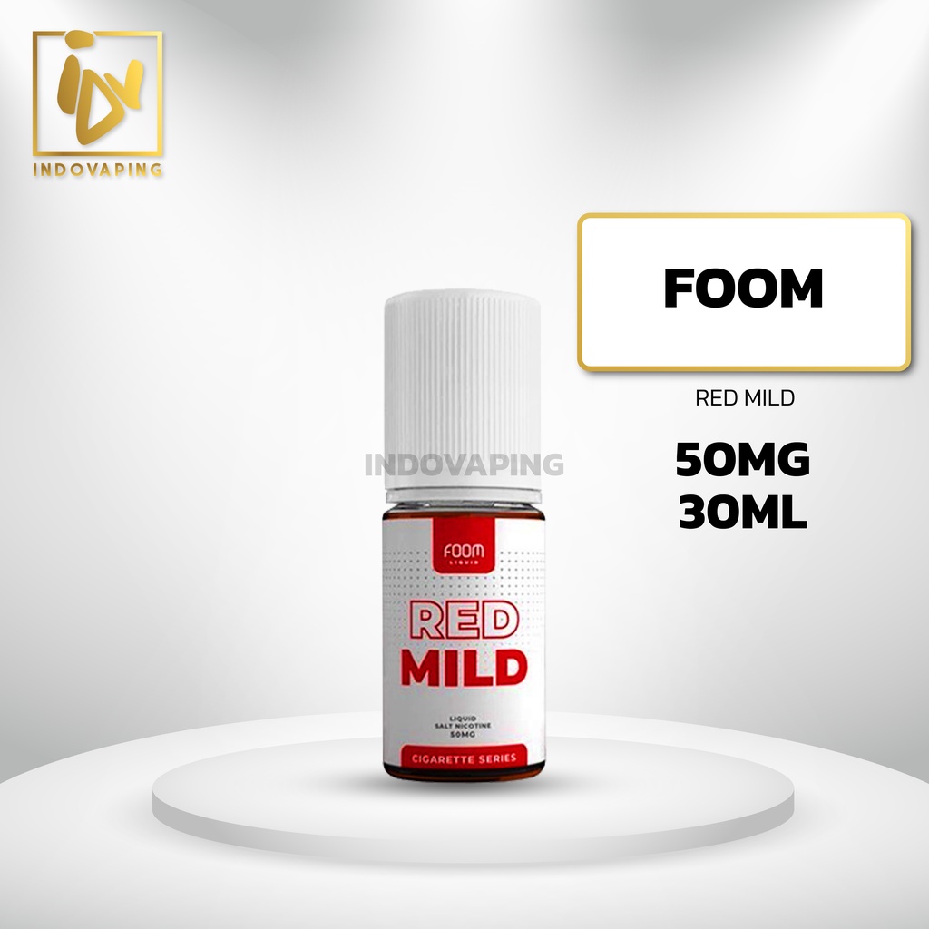 Jual Liquid Vapor Vape - Foom Liquid 50mg 30ml Red Mild By Foom Lab ...