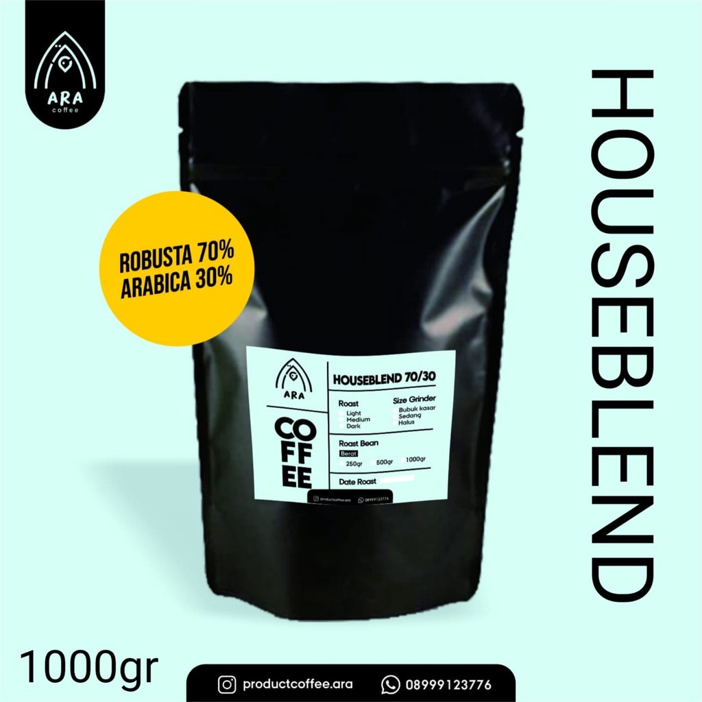 Jual Kopi HOUSE BLEND 70/30 | Kopi Bubuk / Biji Kopi | Kopi Premium ...