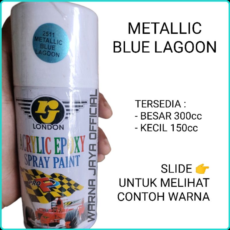 Jual BIRU LAGUNA METALLIC - Cat Kaleng Semprot Pilok Pilox Pylox RJ ...