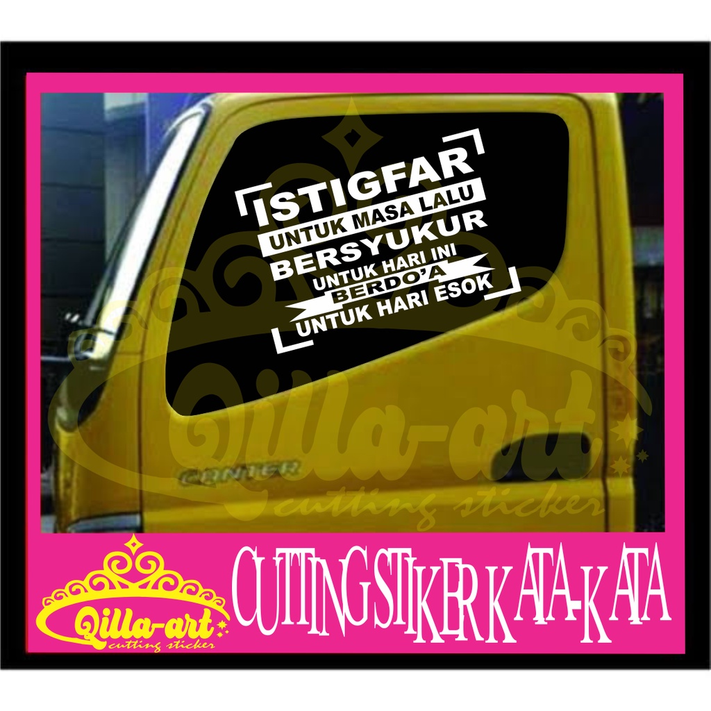 Jual stiker kata2 istigfar kaca truk | Shopee Indonesia