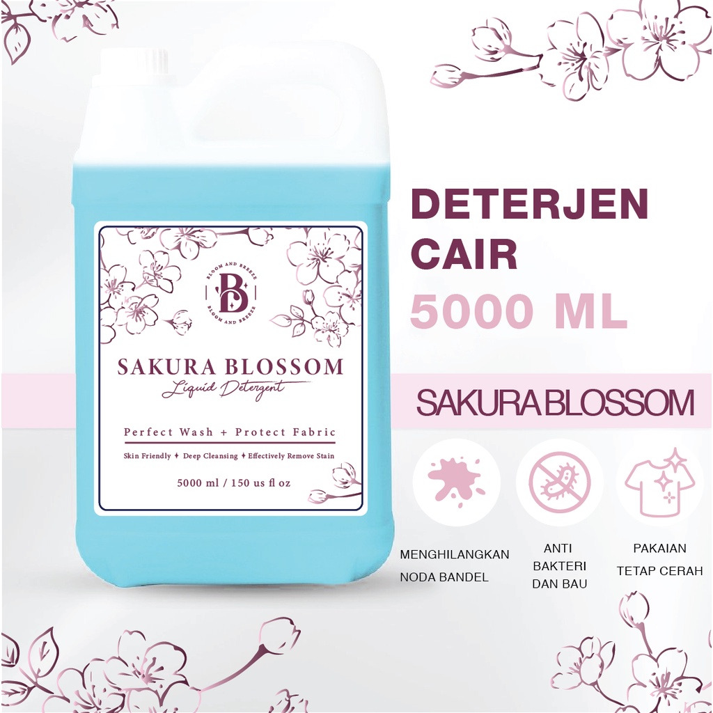 Jual Bloom and Breeze Deterjen Cair Laundry Liquid Detergent Konsentrat ...