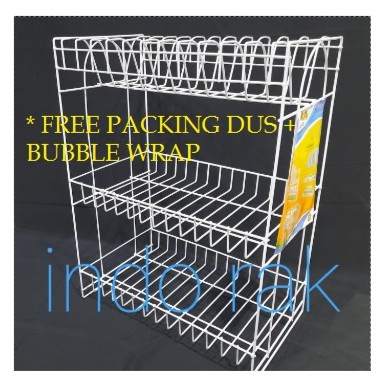 Jual Rak Piring Portable Susun Minimalis Serbaguna Kokoh Termurah C7N8 ...