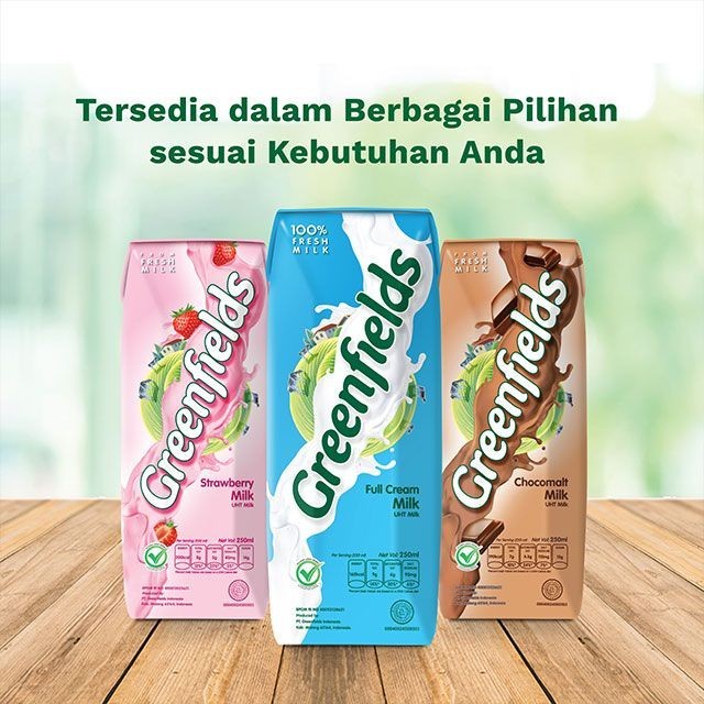 Jual Susu UHT Greenfiled 200 ml All varian Halal Murah Enak | Shopee ...