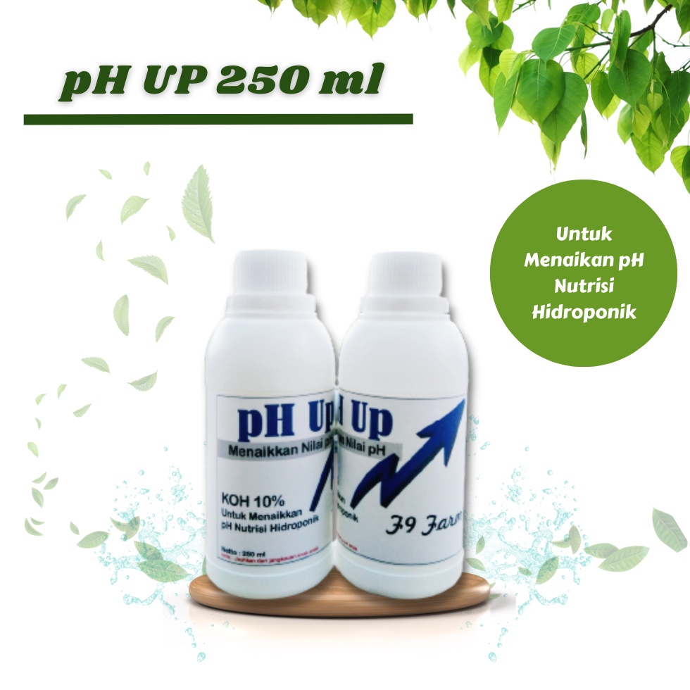 Jual pH Up KOH 10% Nutrisi Hidroponik Botol 250 ml | Shopee Indonesia
