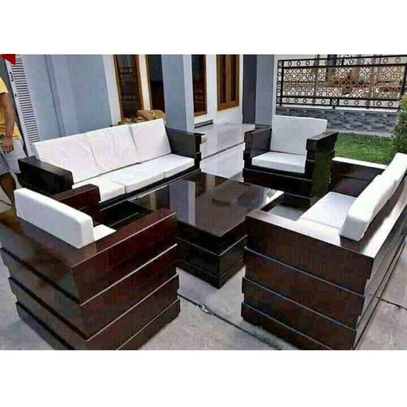 Jual Kursi Tamu Box Kayu Jati 3211 | Shopee Indonesia