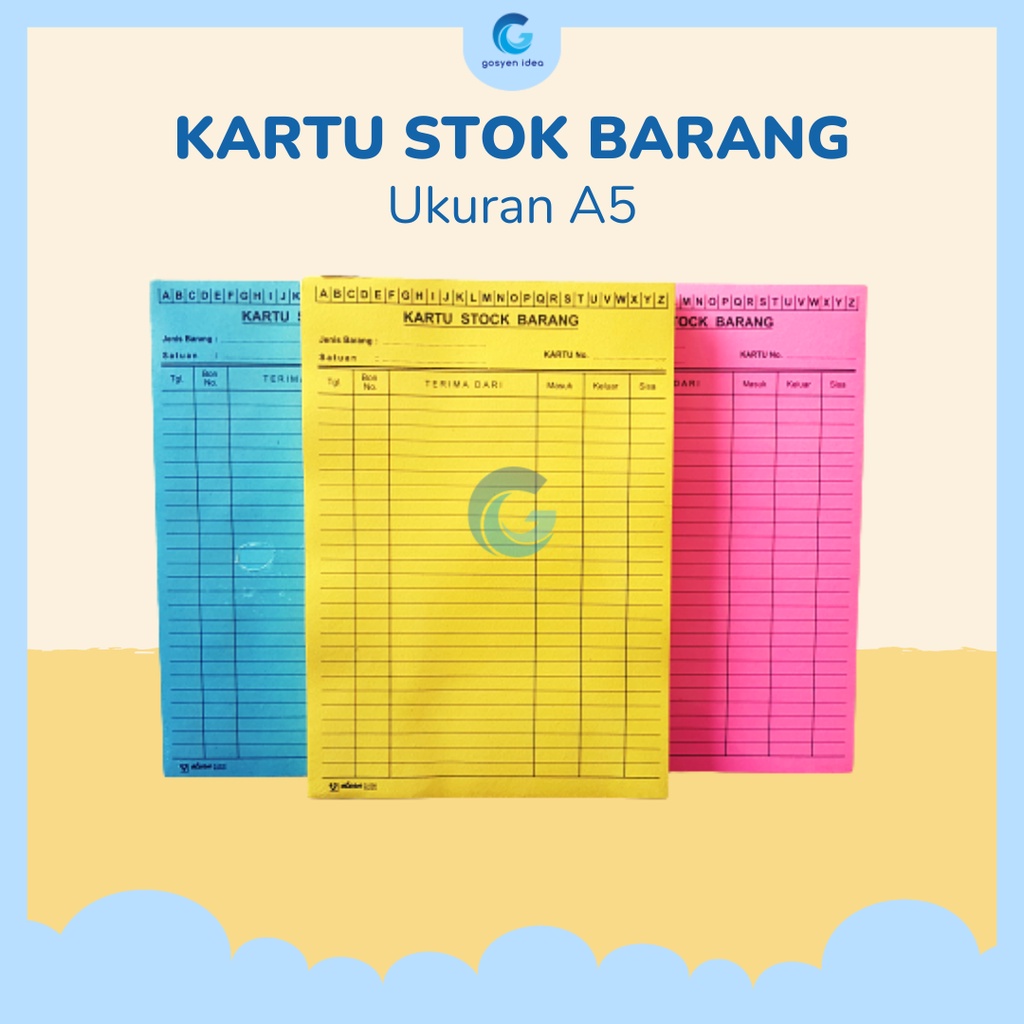 Jual Kartu Stock Barang / Stok Opname | Shopee Indonesia