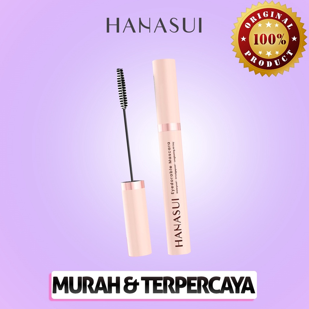 Jual Hanasui Eyedorable Mascara Black Waterproof | Shopee Indonesia