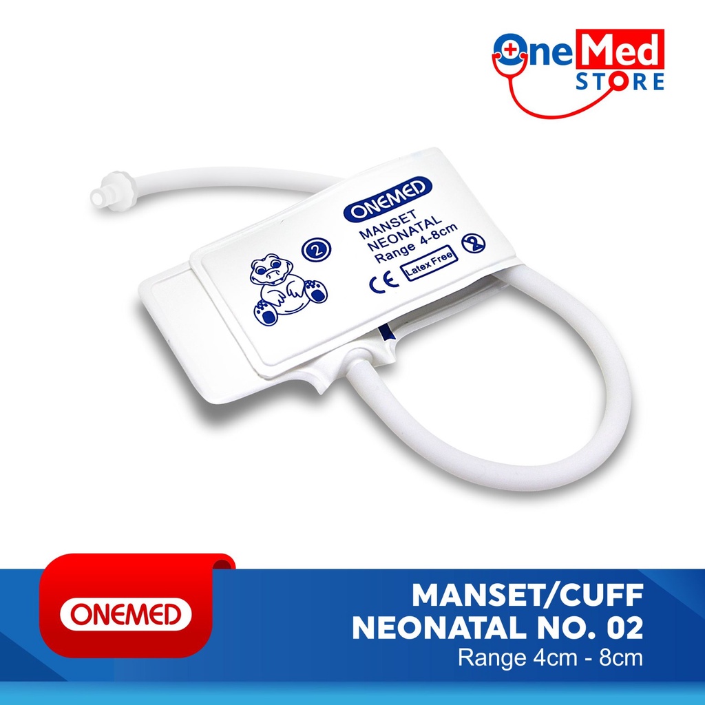 Jual Manset Cuff NIBP Neonatal Disposable Pasien Monitor Neonate OneMed ...