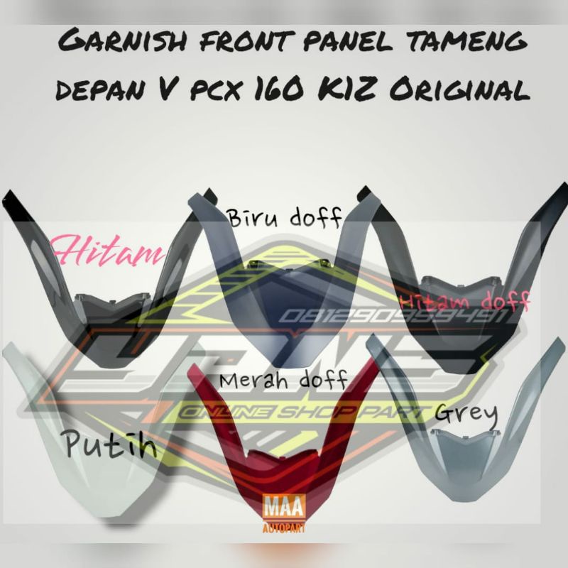 Jual Garnish front panel tameng V depan pcx 160 K1Z tahun 2021-2024 ...