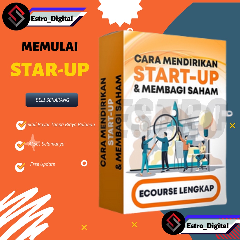 Jual [E-COURSE] STARTUP ACADEMY - BELAJAR CARA MENDIRIKAN START-UP ...
