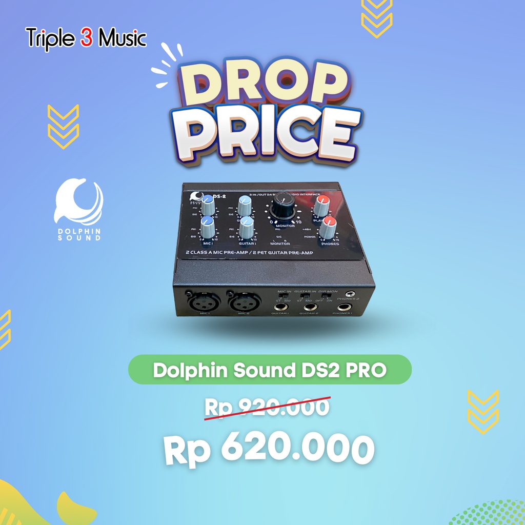 Jual DOLPHIN SOUND DS2 PRO DS-2 pro Soundcard audio interface recording ...