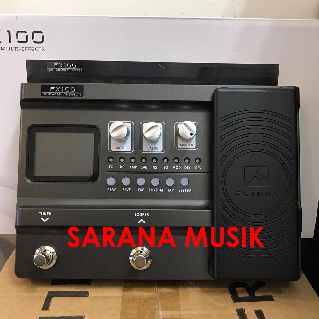 Jual FLAMMA FX-100 Portable Multi Effects Pedal FX100 FX 100 Original ...
