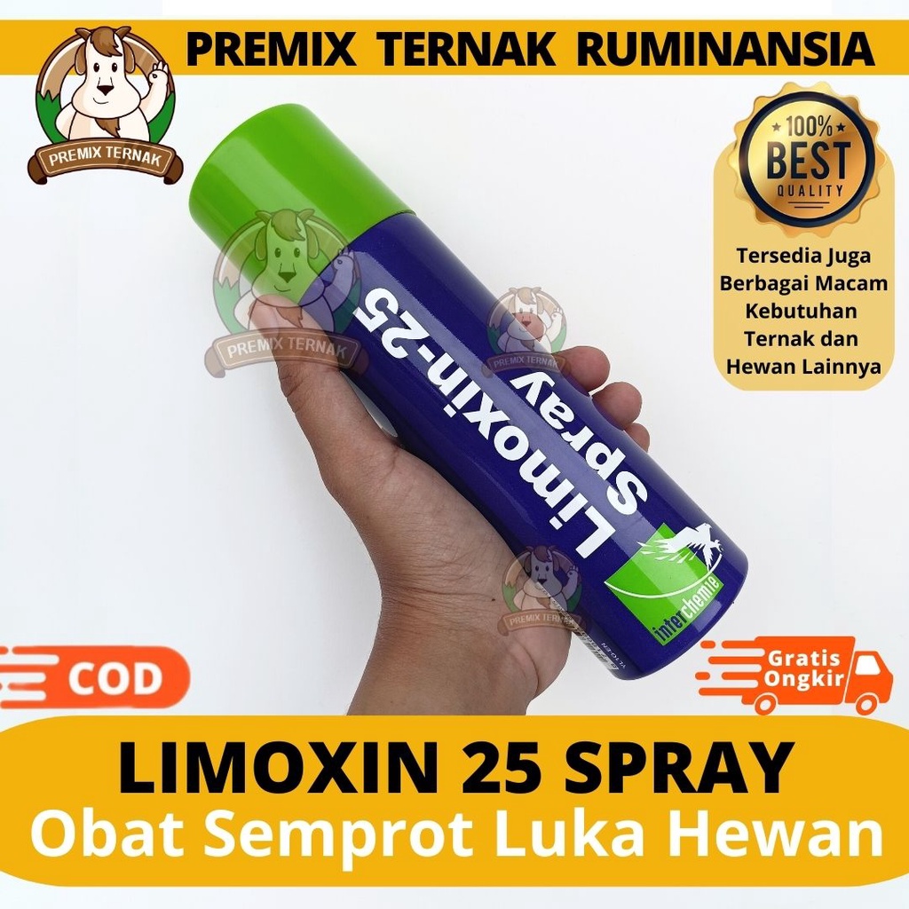 Jual LIMOXIN 25 SPRAY - LIMOXIN SPRAY - SEMPROT LUKA HEWAN | Shopee ...