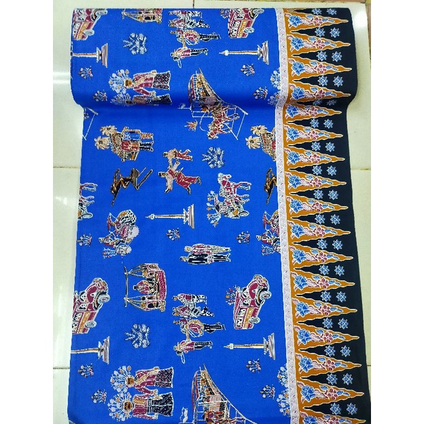 Jual New Batik Motif Ondel-ondel Sripamiluta ningrat. Bahan Kain Batik ...