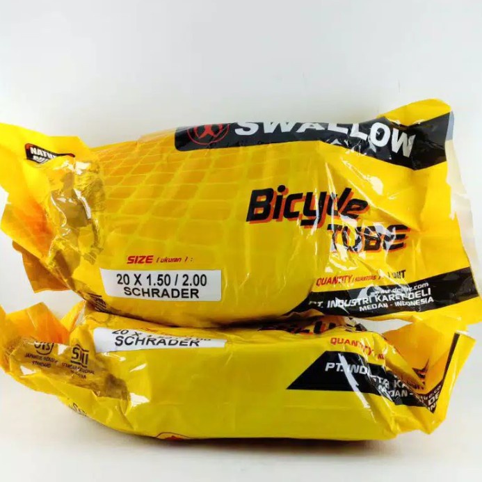 Jual Swallow BAN DALAM SEPEDA UKURAN 16 - 20 - 26 x 1.75-2.125 mini / bmx / lipat /mini pentil ...