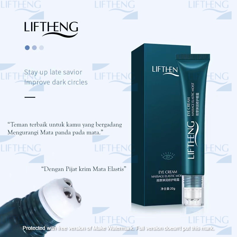 Jual LIFTHENG Cream Eye Roll on Refleksi Mata Essence Massage Elastic ...