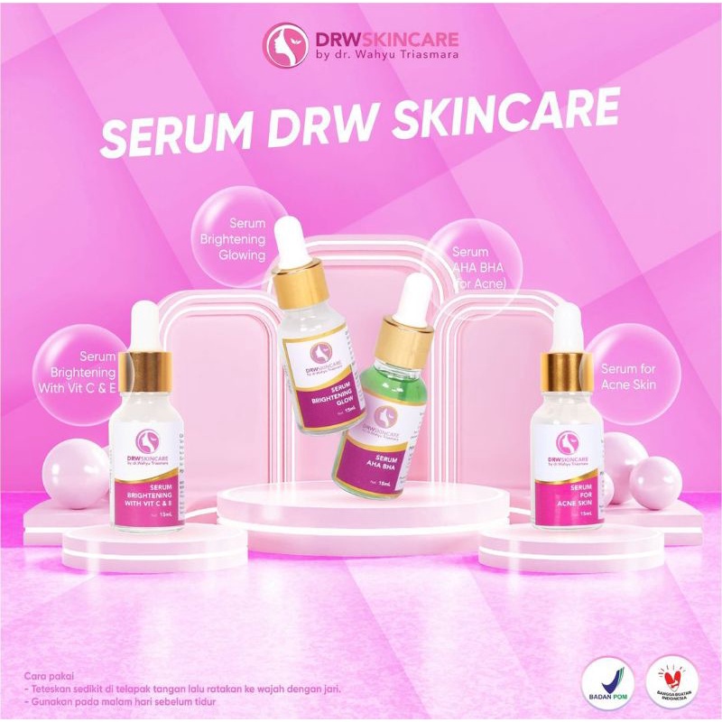 Jual SERUM DRW SKINCARE (ACNE, BRIGHTENING, AHA BHA, VIT C & E) | Shopee Indonesia