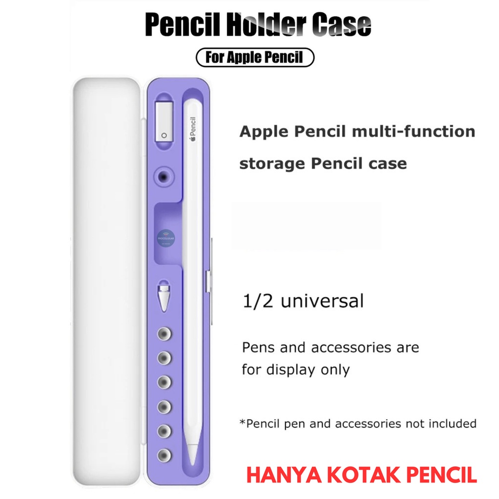 Jual Tempat Apple Pencil 1 2 Case Storage Box Kotak Pen Stylus iPad ...