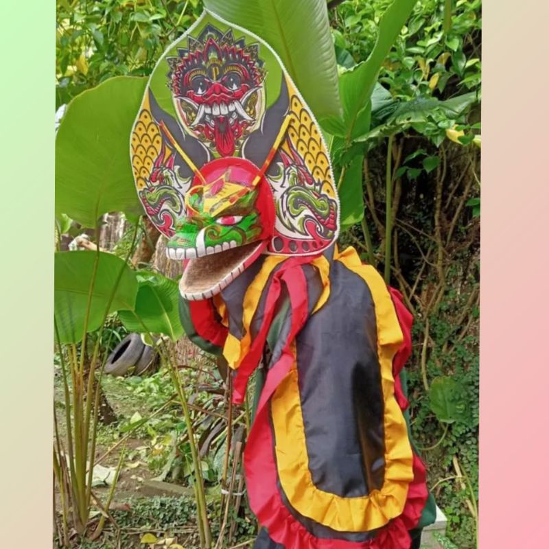 Jual topeng barongan anak ceplokan plopit devil | Shopee Indonesia