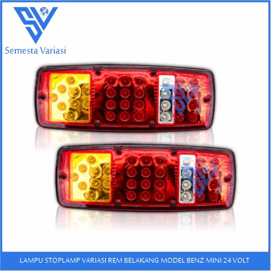 Jual LAMPU STOP LAMP VARIASI STOPLAMP MOBIL LED MODEL BENZ MINI 27,5 CM ...