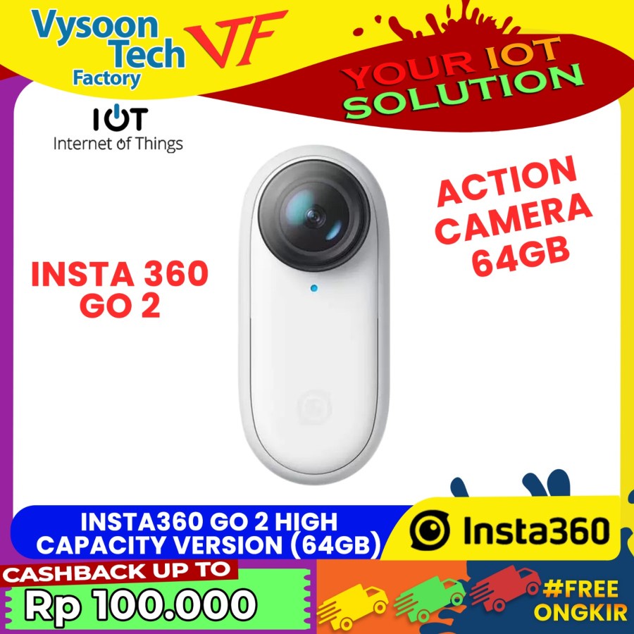 Jual Insta 360 GO 2 Action Camera / Insta360 Go2 64GB - Garansi Resmi ...